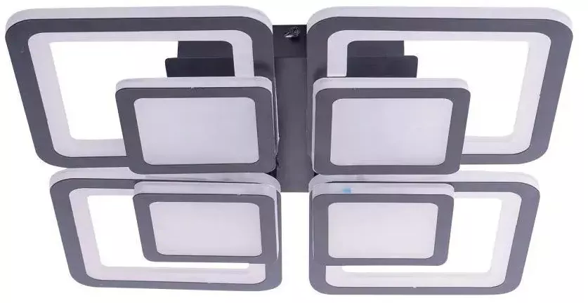 Lustra LED cu Telecomanda Kohen 8 patrate cu LED 77W 3 tipuri de lumina ...