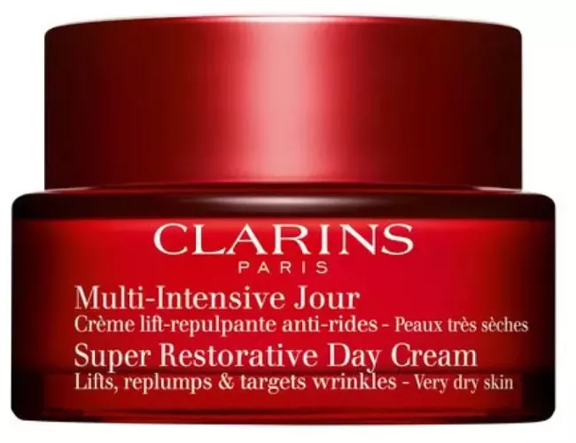 Crema faciala de zi intens hidratanta pentru tenul uscat Clarins Multi ...