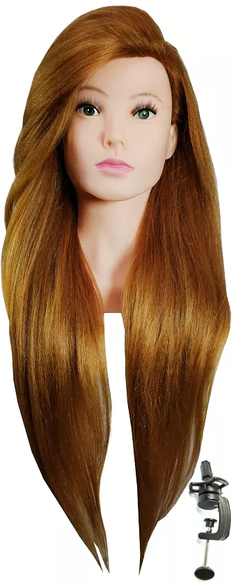 Cap de antrenament cu bustul Paul de 80 cm maro par natural + maner ...