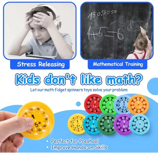Jucarie educationala-Math Fidget Spinners