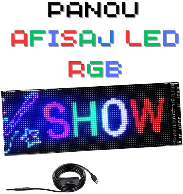 Panou LED Flexibil Programabil CD-0006 - cel.ro