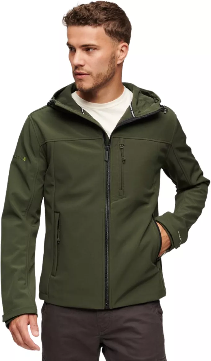 Geaca barbati Superdry Soft Shell M5011824A Verde militar S INTL h5tv ...