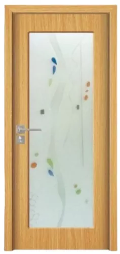 Usa interior din MDF Novo Doors ND110 Cadru din lemn masiv Geam Sablat ...