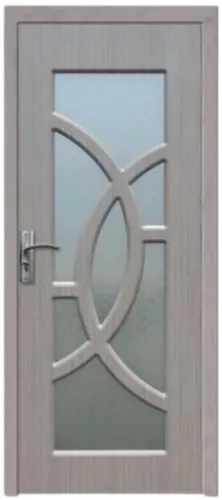 Usa interior din MDF Novo Doors ND309 Cadru din lemn masiv Geam Sablat ...