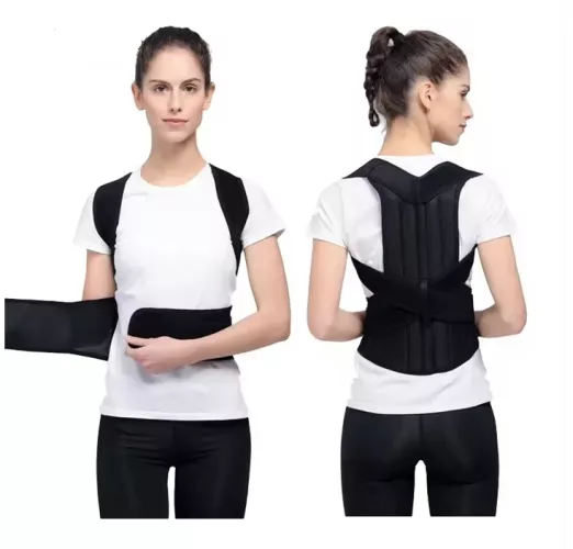 Suport si corector de postura spate coloana cu centura ajustabila ...