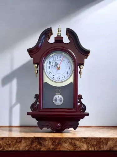 Ceas de perete wenge rustic 40 cm 4405 - cel.ro