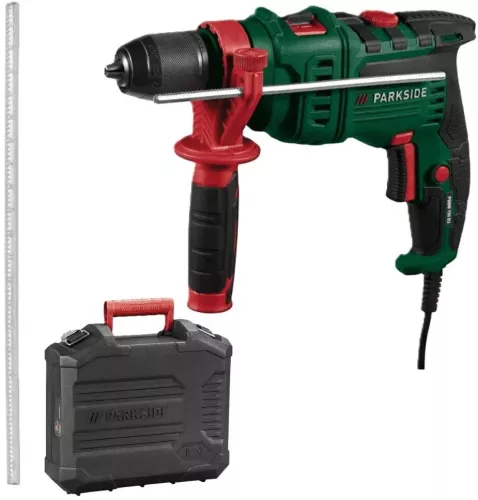 Masina de gaurit cu percutie bormasina Parkside 750W 3000 rpm Cuplu ...