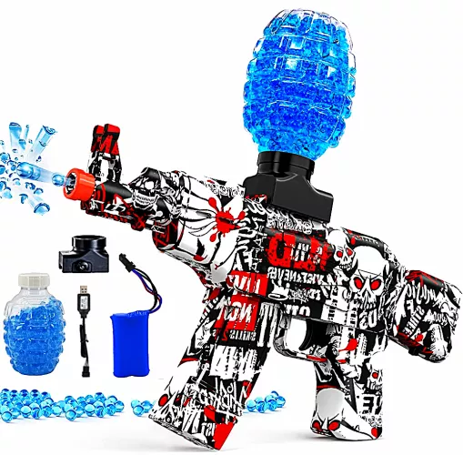 Pusca Electrica Automata de Jucarie cu 2000 Bile de Gel de Apa cu ...