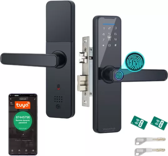 Incuietoare Inteligenta wireless Yala cu Aplicatie Tuya VisionHub ...