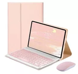 Husa cu tastatura si mouse Wireless Bluetooth Sigloo compatibila cu ...