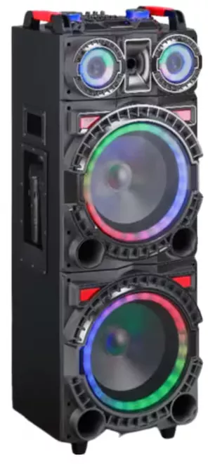 Boxa Bluetooth Mare 2 difuzoare de 15 Microfon inclus Bass Puternic ...