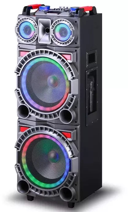 Boxa Bluetooth Mare 2 difuzoare de 15 Microfon inclus Bass Puternic