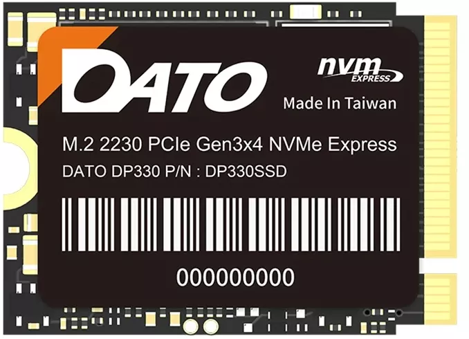 Hard SSD Intern PCIe Gen3x4 512GB 2500MB/s - Dato DP330 DP330SSD-512GB ...
