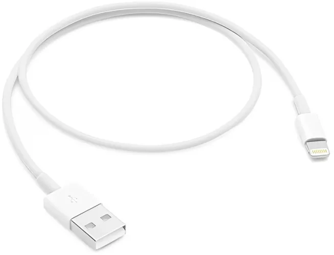 Cablu de Date Lightning la USB Original 0.5m X20 Policarbonat White ...
