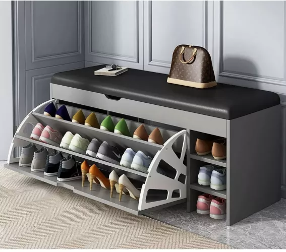 Pantofar 125 MDF Grey 100x30x51cm uuiw_758522275 - cel.ro