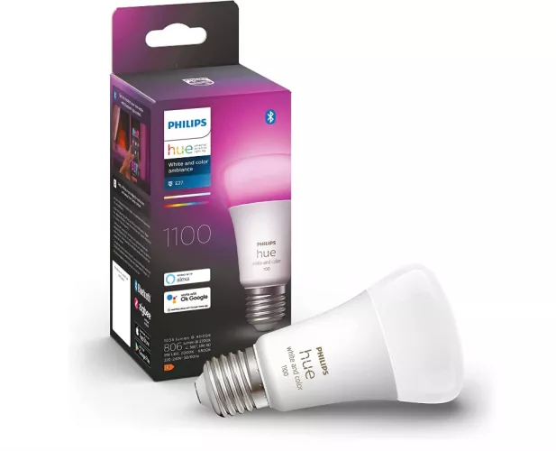 Philips Hue Bec inteligent alb si color 75W - RESIGILAT B099P3CP1K - cel.ro