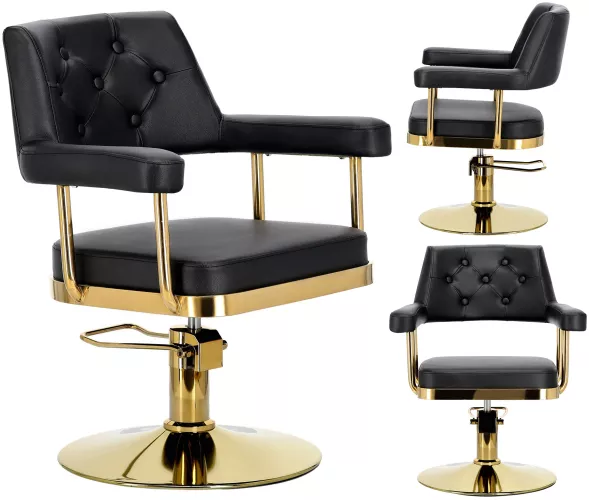 Scaun de coafat Ezra hidraulic rotativ pentru salonul de coafura scaun ...