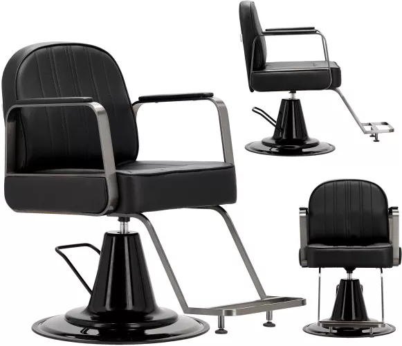 Scaun de frizer hidraulic pivotant pentru salon de coafura suport ...