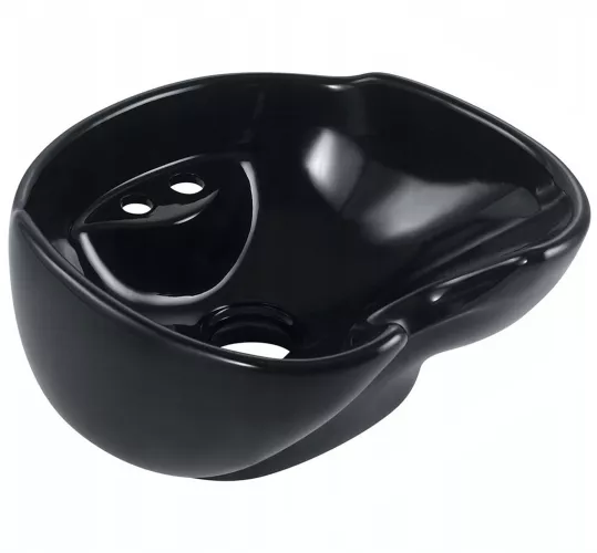 Cadita ceramica profesionala pentru spalarea parului neagra CERAMIC-BLACK - cel.ro