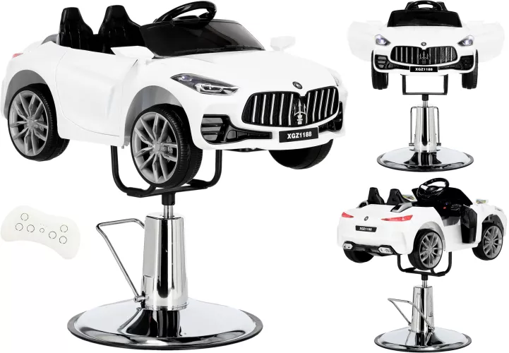 Scaun de coafor pentru copii cu masinuta CAR-5212-A hidraulic rotativ ...