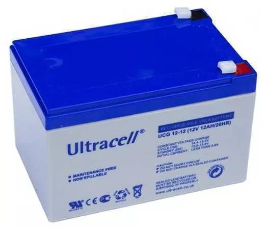 Acumulator 12V 12Ah plumb acid cu gel Ultracell 151.5x99.5x97mm UCG 12-12 - cel.ro