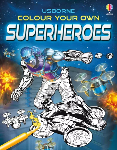 Colour Your Own Superheroes wqmd_784446761 - cel.ro