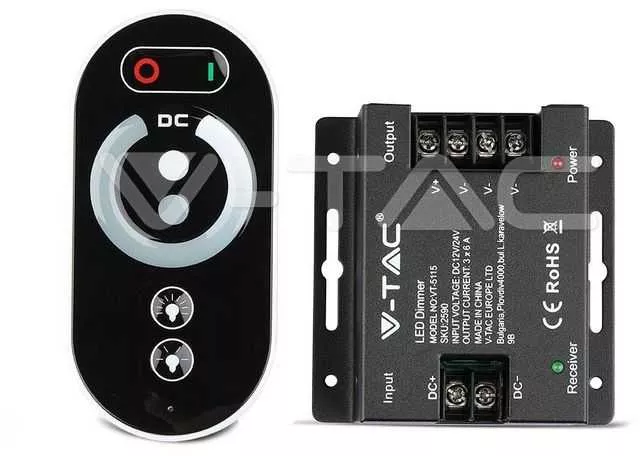 Controller banda LED Dimabil cu touch 12V 216W / 24V 432W V-TAC SKU ...