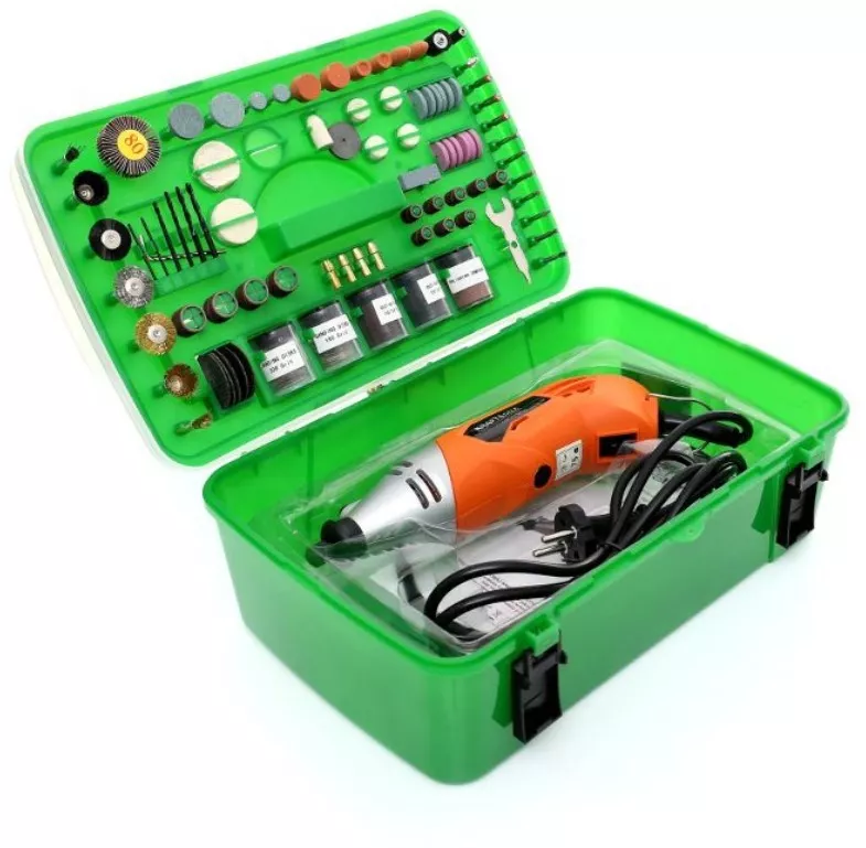 Mini freza electrica Kraft&Dele 170 W 220 V 218 piese syxx_460604089 ...