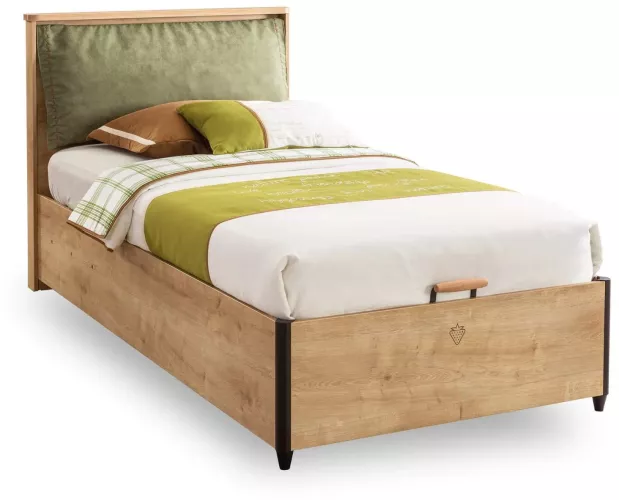 Pat cu lada depozitare pentru camera copii adolescenti Colectia Mocha ...