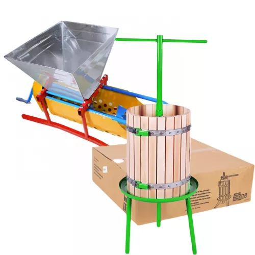 Zdrobitor desciorchinator de struguri cuva 20 litri 300 kg/h + Teasc ...