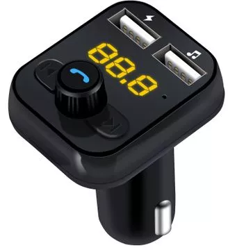 Adaptor KlaussTech Car Kit Bluetooth Fm Modulator Fm Mp3 Audio Player ...