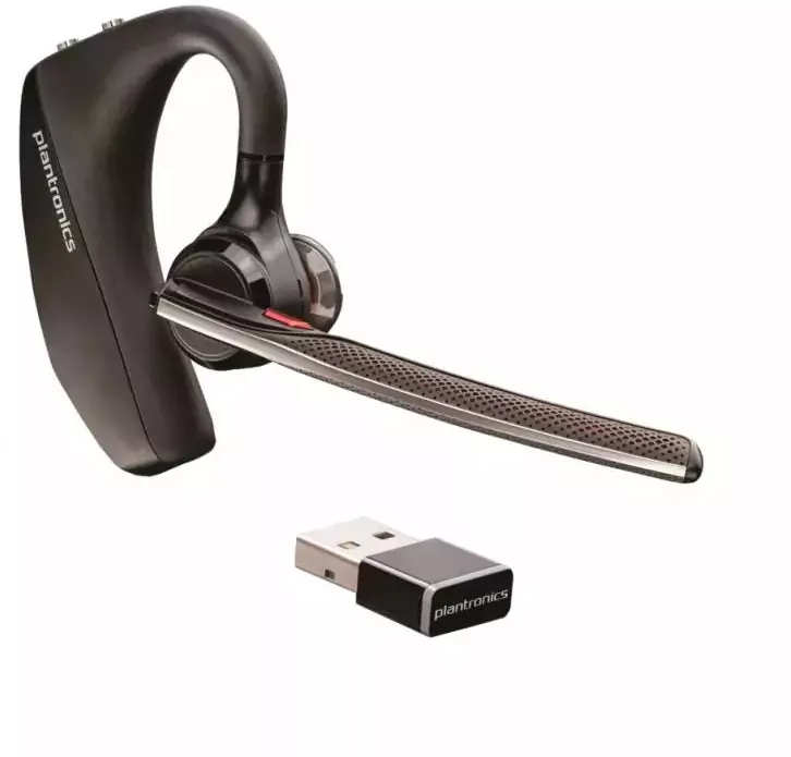 Casca cu microfon wireless HP Plantronics Poly Voyager 5200 UC receiver ...