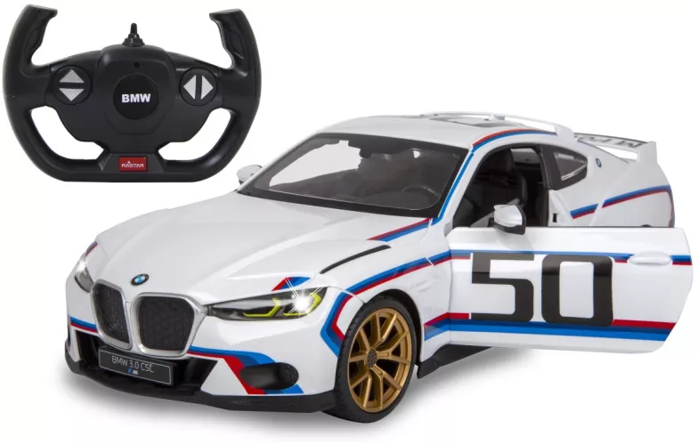 Masina RC cu telecomanda BMW 3.0 CSL / Lungime 34 cm / Scara 1 14 / 2 ...