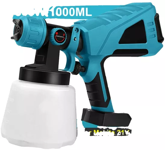 Pistol de vopsit electric fara fir 1500W capacitate 1000ml 3 moduri de ...
