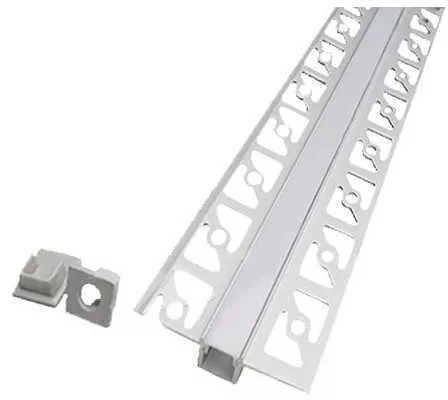 Profil aluminiu banda LED pentru rigips 2m mat V-TAC SKU-3360 - cel.ro