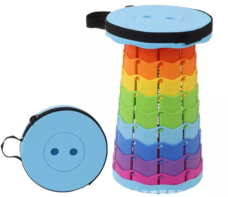 Scaun Pliabil pentru Camping Reglabil si Portabil Multicolor cu Maner ...