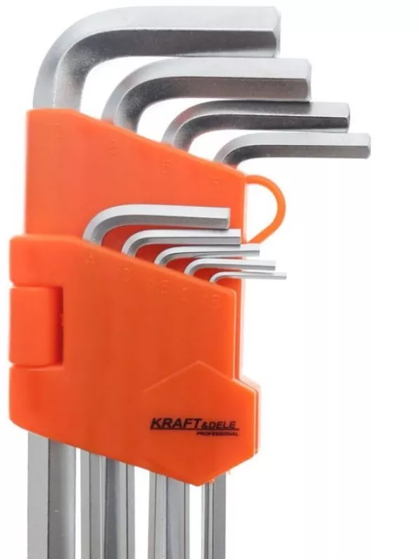 Set chei hexagonale Kraft&Dele KD10896 9 piese 1.5 - 10 mm 12cp ...