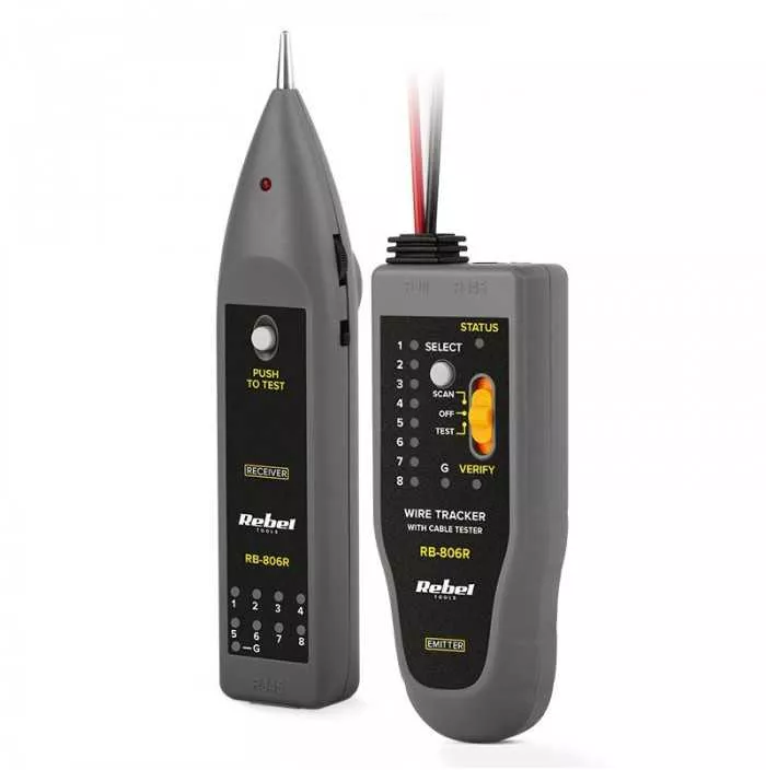 Tester cablu CABLE TRACKER RB-806R REBEL RB-806R - cel.ro