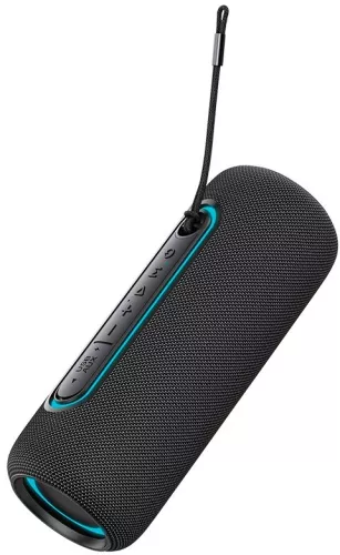 Boxa portabila Bluetooth 20 W Intrare AUX USB TWS Lumina RGB IPX5 LCH ...