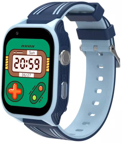 Ceas smartwatch GPS copii SMART TabbyBoo MAX 4G Albastru ecran mare 1. ...