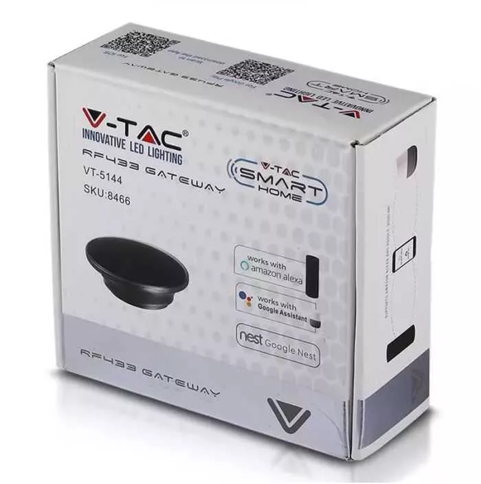 Convertor radio frecventa RF in SMART WI-FI RF433 GATEWAY V-Tac SKU ...