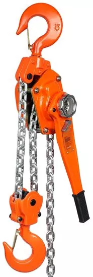 Palan manual cu parghie si lant 6000 kg Clichet Inaltime de ridicare 5. ...