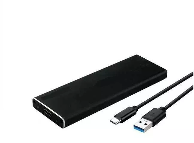 RACK carcasa metalica pentru SSD M.2/NGFF 2230 2242 2260 2280 cu port ...