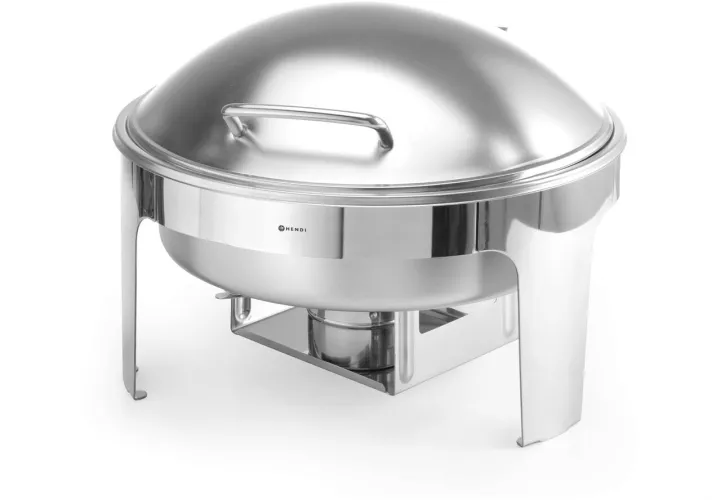Chafing dish cu capac Gastronorm 6 litri inox Hendi 465x420x h 320 mm ...