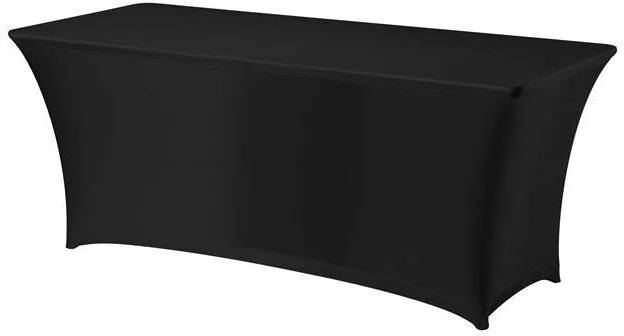 Husa pentru masa Simpozion dreptunghiulara Hendi neagra 1200x760x H 730 ...