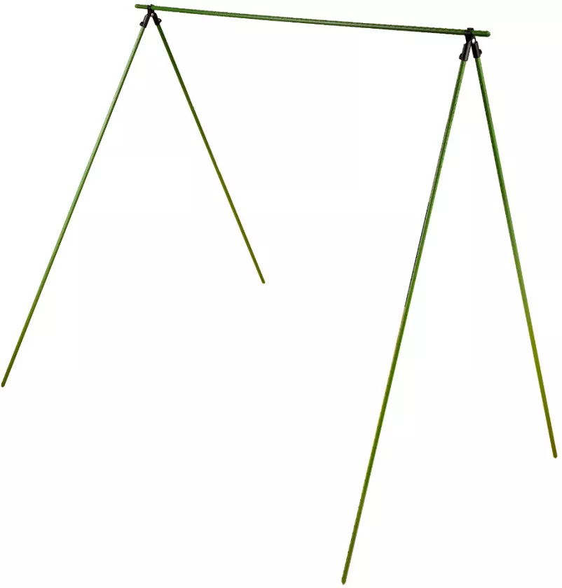 Set 10 araci/suport pentru rosii castraveti fasole metal + PVC verde ...