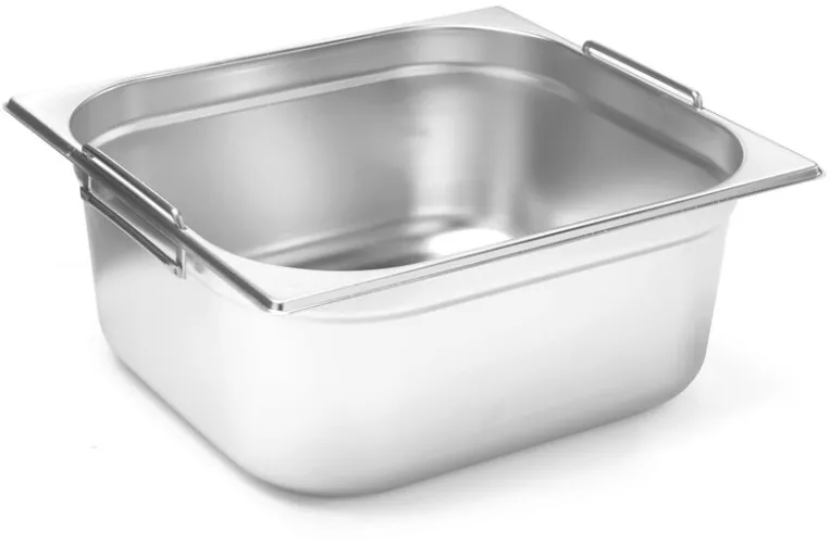 Tava Gastronorm cu manere GN 2/3 adancime 200 mm inox 17 lt Hendi Profi Line - cel.ro
