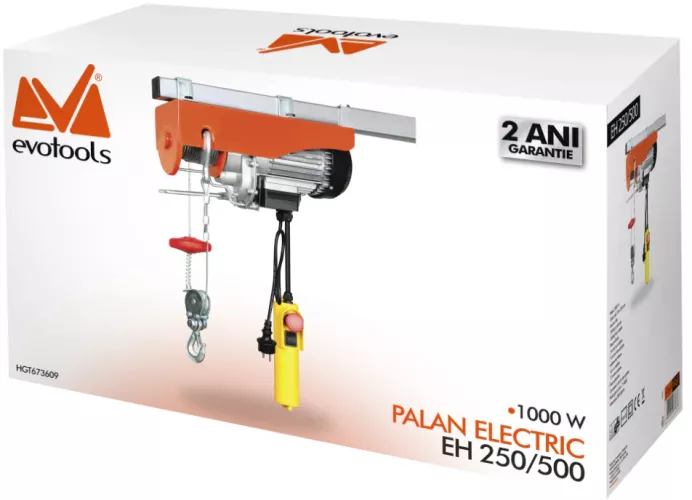Electropalan Evotools 673609 1100 W 500 kg greutate maxima suportata 12 ...