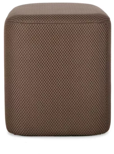 Taburet MDF textil maro Darya 43.5x37x42 cm 0721752 - cel.ro