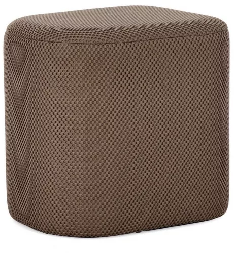 Taburet MDF textil maro Darya 43.5x37x42 cm 0721752 - cel.ro